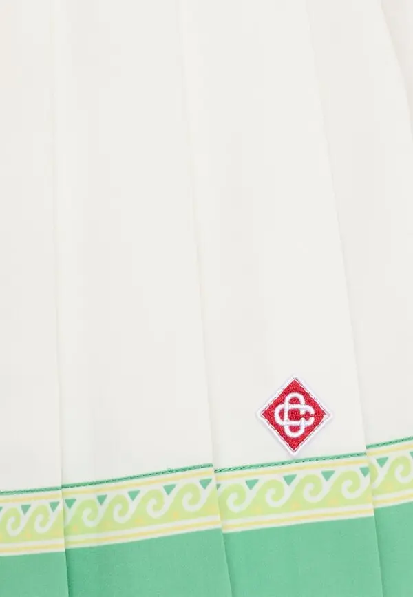 Casablanca Pleated Skirt
