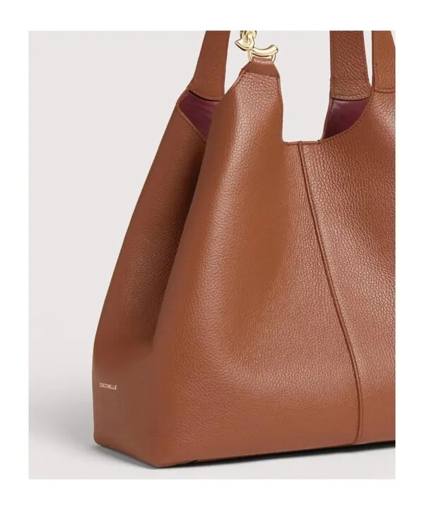 COCCINELLE Large C-easy Leather Shoulder Bag