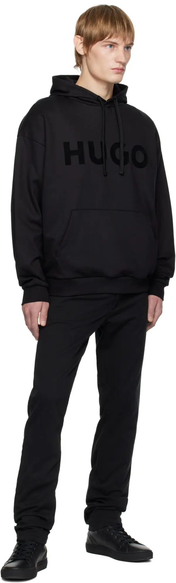Hugo Boss Logo Print Hoodie