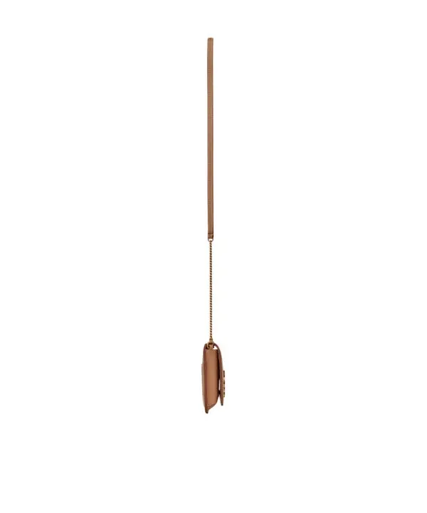 Saint Laurent Monogram Phone Holder With Strap In Vintage Smooth Leather