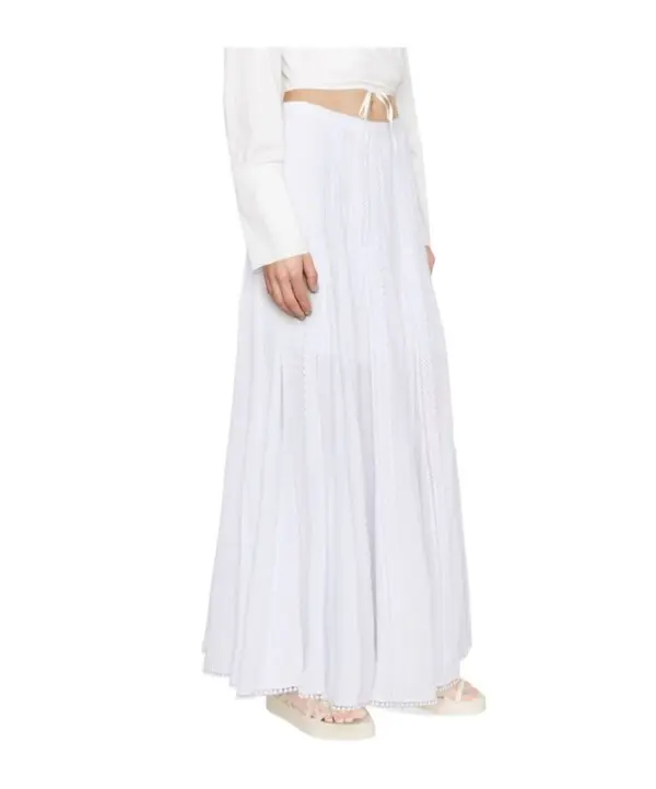 Charo Ruiz Ibiza Norma Fluted Maxi Skirt