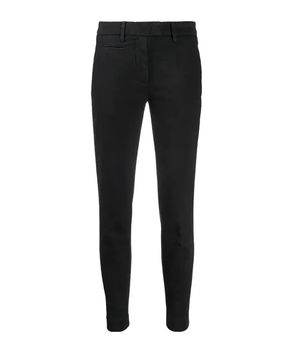 DONDUP Slim Fit Pants - Black