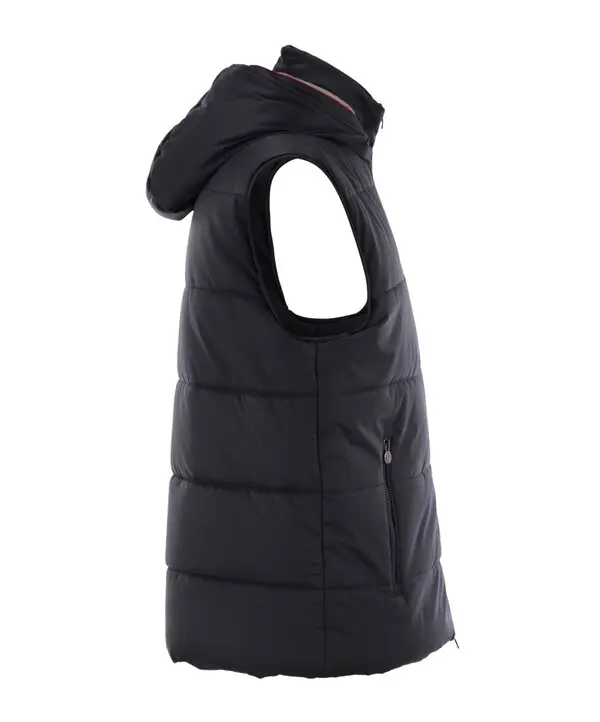 Kiton Zip-up Hooded Vest