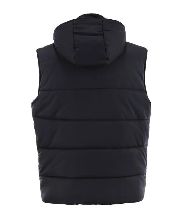 Kiton Zip-up Hooded Vest