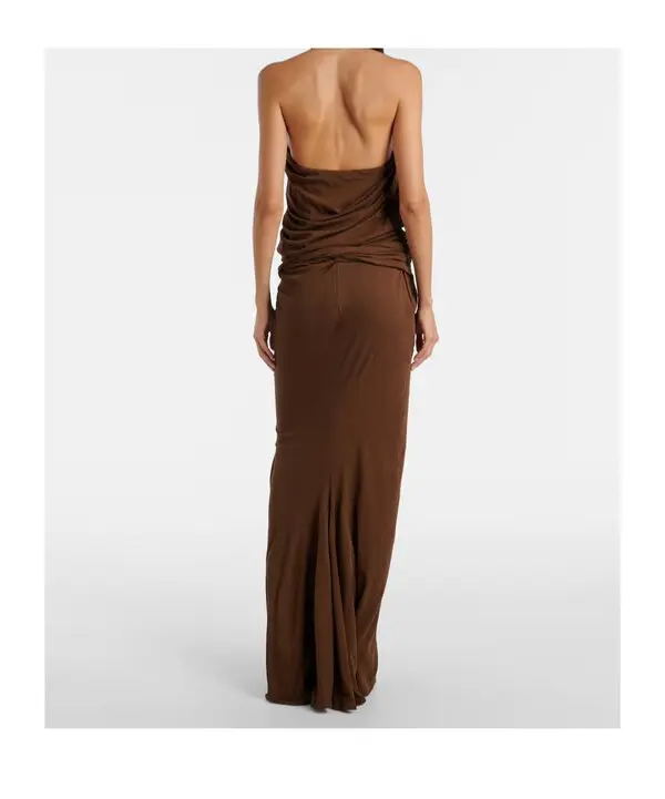 ENTIRE STUDIOS Shroud Cotton-blend Jersey Maxi Dress
