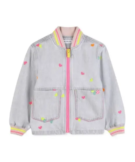 BILLIEBLUSH Heart-motif Bomber Jacket