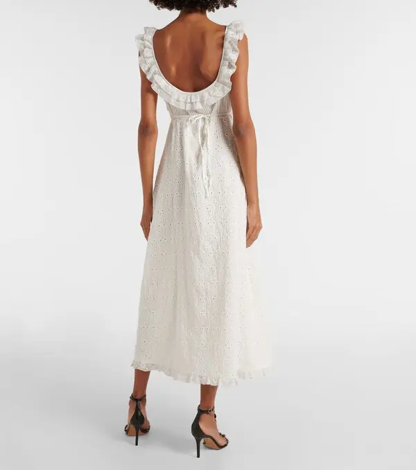 Rixo Madeira Embroidery Dress