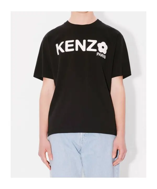 Kenzo Logo Printed Crewneck T-shirt