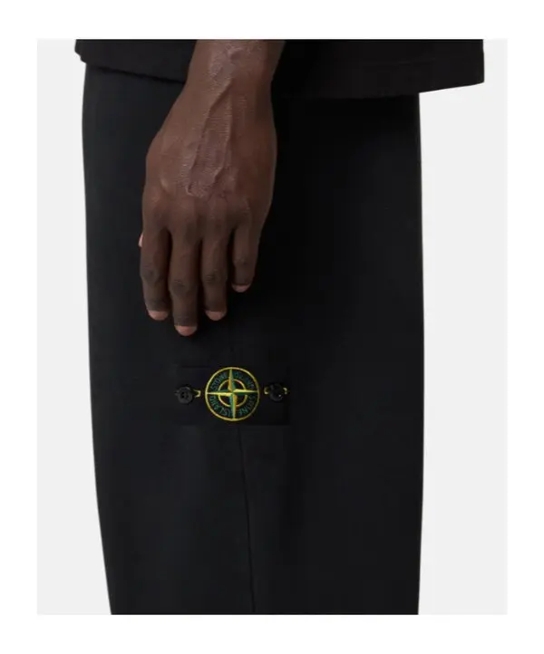 Stone Island Logo-patch Elasticated Waistband Trousers