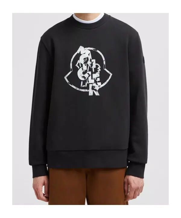 Moncler Logo Printed Crewneck Sweatshirt