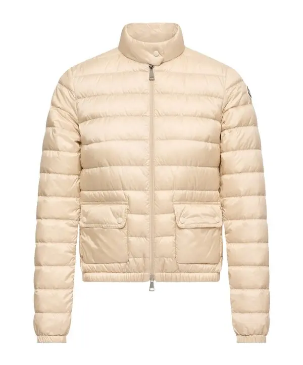 Moncler Lans Packable Short Padded Jacket - Light Beige