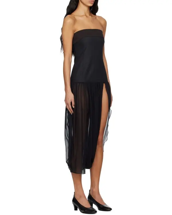 Paloma Wool Strapless Panelled Dress