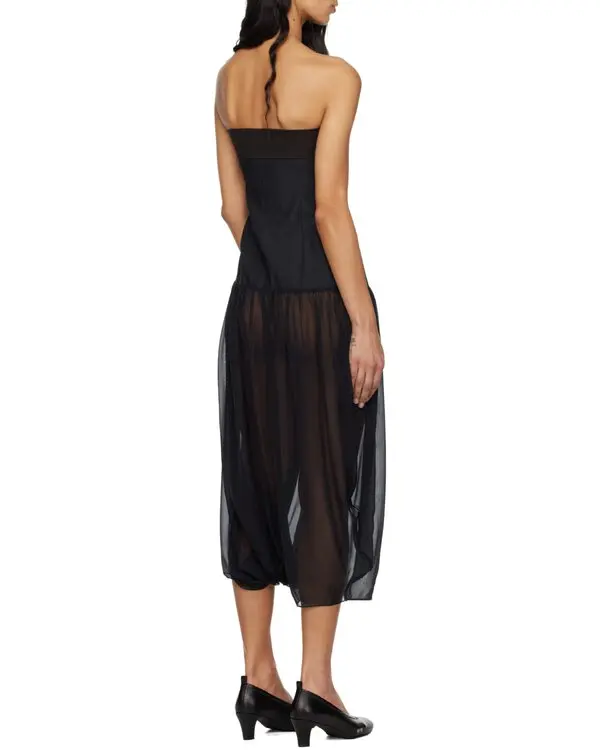 Paloma Wool Strapless Panelled Dress