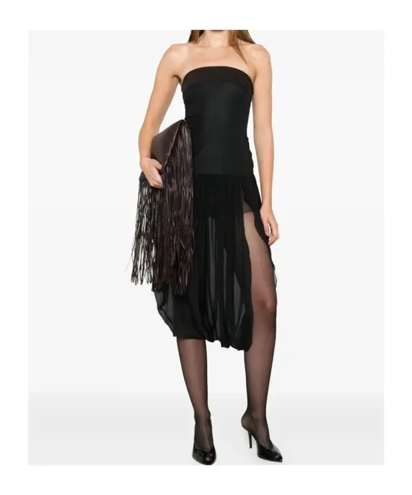 Paloma Wool Strapless Panelled Dress