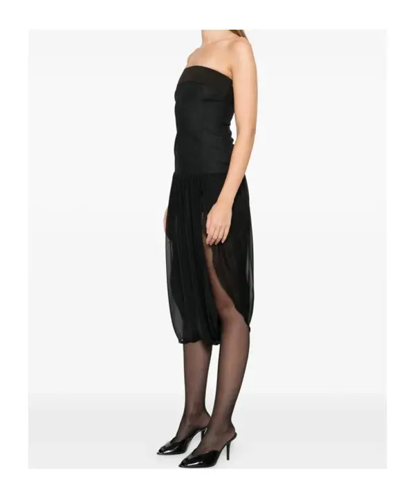 Paloma Wool Strapless Panelled Dress
