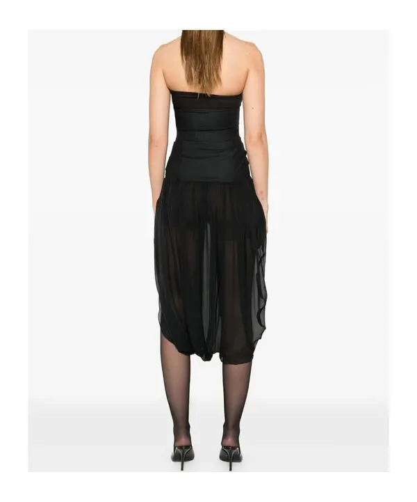 Paloma Wool Strapless Panelled Dress