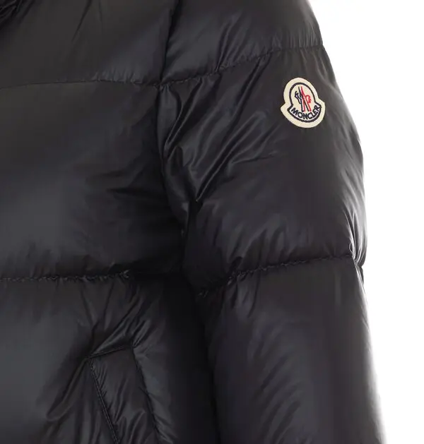 Moncler Serittes Hooded Short Down Jacket - Black