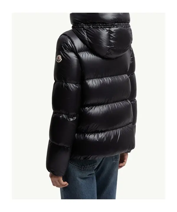 Moncler Serittes Hooded Short Down Jacket - Black