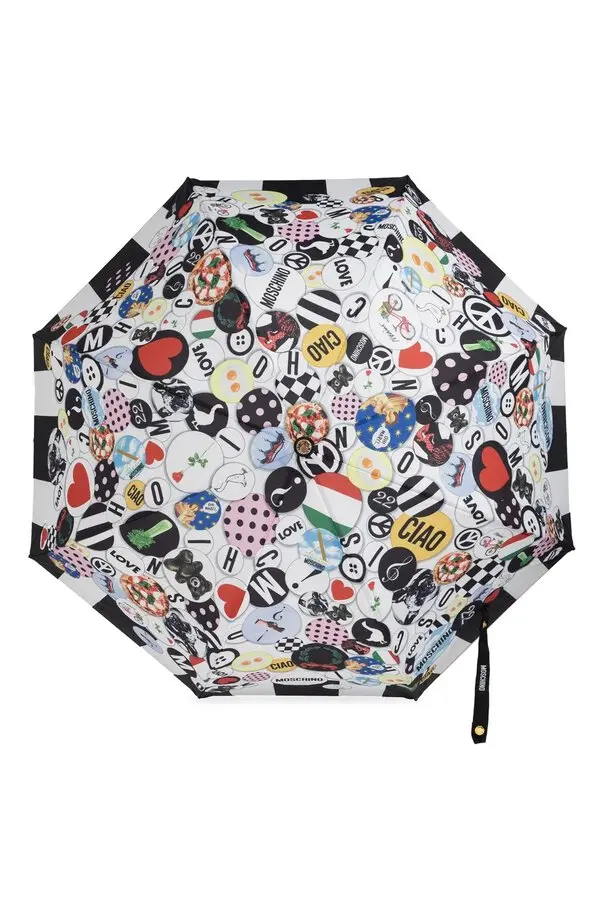 Moschino Graphic Print Umbrella