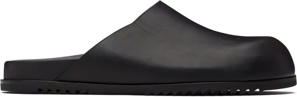 Rick Owens Slingback Mules - Black