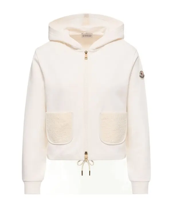 Moncler Cotton Blend Zip-up Sweatshirt