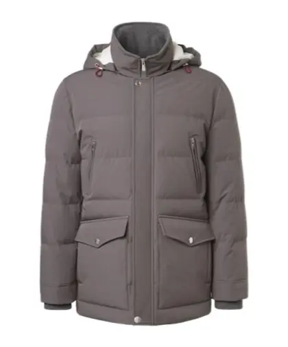 Brunello Cucinelli Down Jacket - Gray
