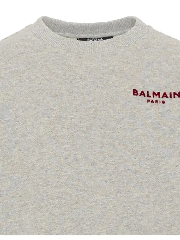 Balmain Logo-embroidered Sweatshirt
