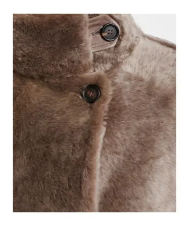 Brunello Cucinelli Shearling Wrap Coat