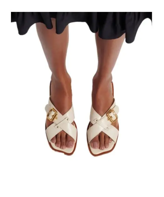 Chloé Nil Leather Sandals