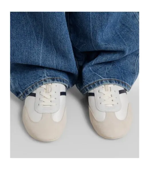 Veronica Beard Leather-trimmed Canvas Sneakers