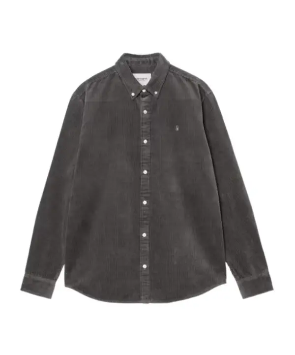 Carhartt Work In Progress Madison Corduroy Button-front Shirt - Black