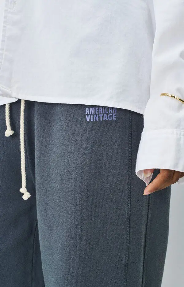 American Vintage Izubird Drawstring Cotton Trousers