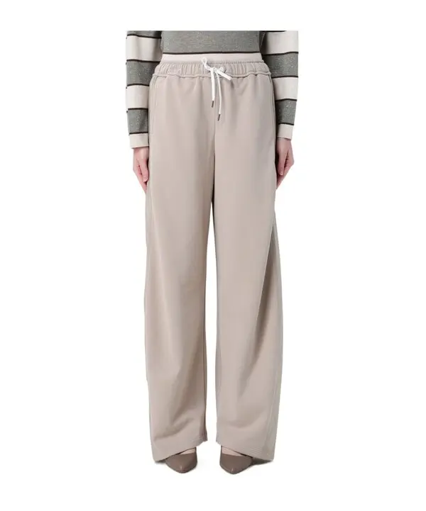 Brunello Cucinelli Drawstring Casual Pants - Light Brown