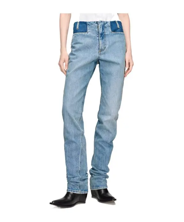 MAISON MARGIELA Two-tone Denim Trousers