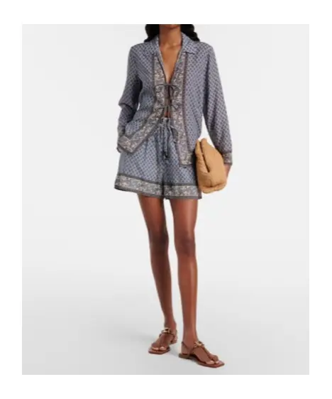 Veronica Beard Vivaldi Printed Shorts