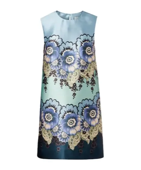 ALEMAIS Floral Satin Minidress - Multicolor