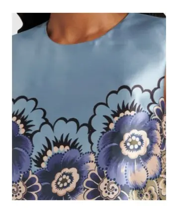 ALEMAIS Floral Satin Minidress