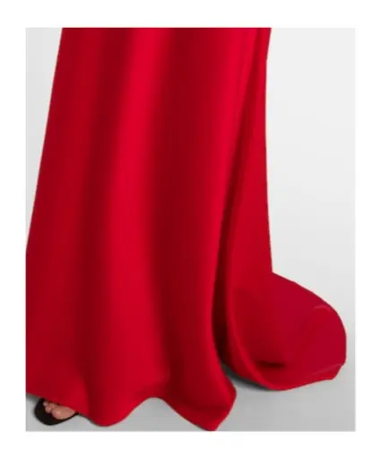 Alex Perry Lace-trimmed Crepe Satin Gown