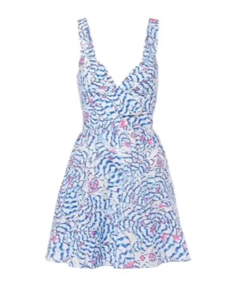 Poupette St Barth Coco Printed Minidress - Blue