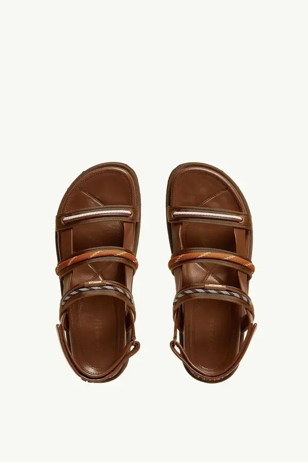 Moncler Vera Isla Leather Sandals