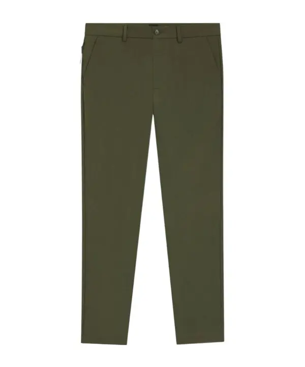 Hugo Boss Casual Pants With Belt Loops - Green