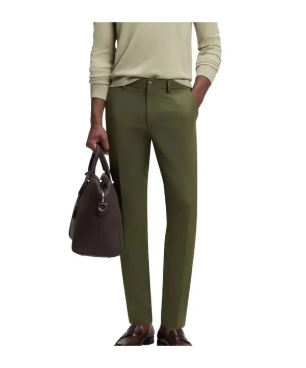 Hugo Boss Casual Pants With Belt Loops