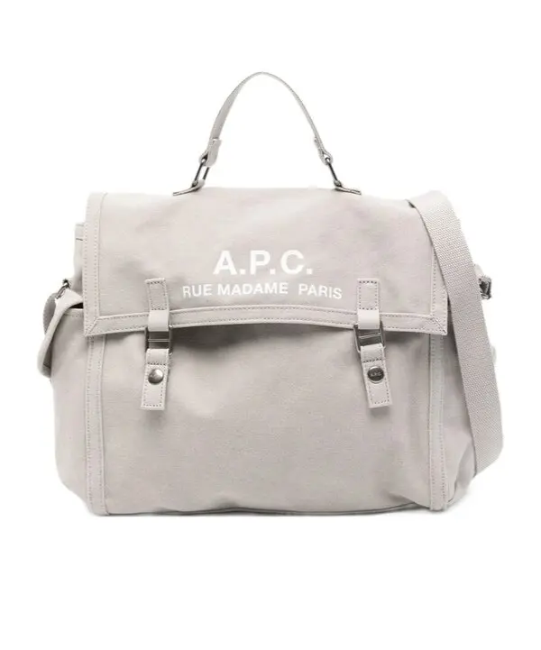 A.p.c. Flap Shoulder Bag - White