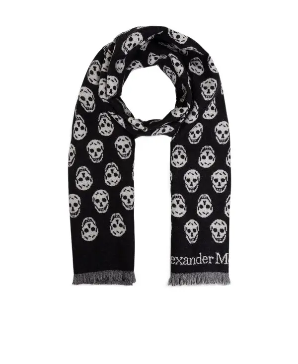 Alexander McQueen Reversible Skull Scarf