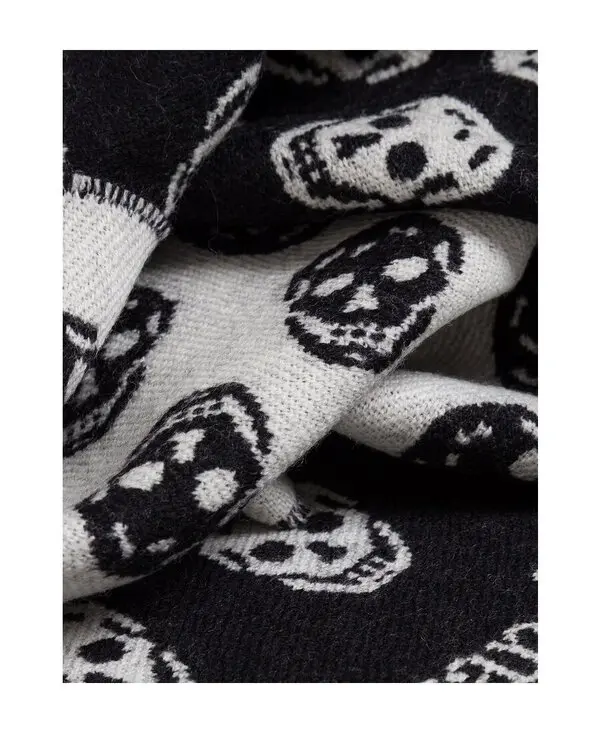 Alexander McQueen Reversible Skull Scarf