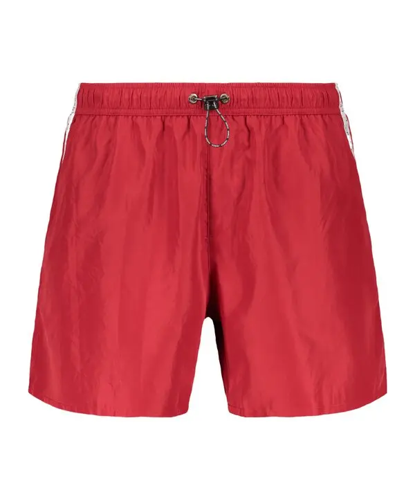 Iceberg Elastic Waist Swimming Shorts - Red