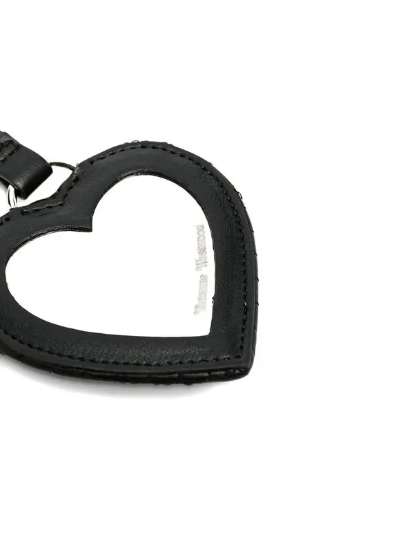 VIVIENNE WESTWOOD Quilted Heart Mirror Charm
