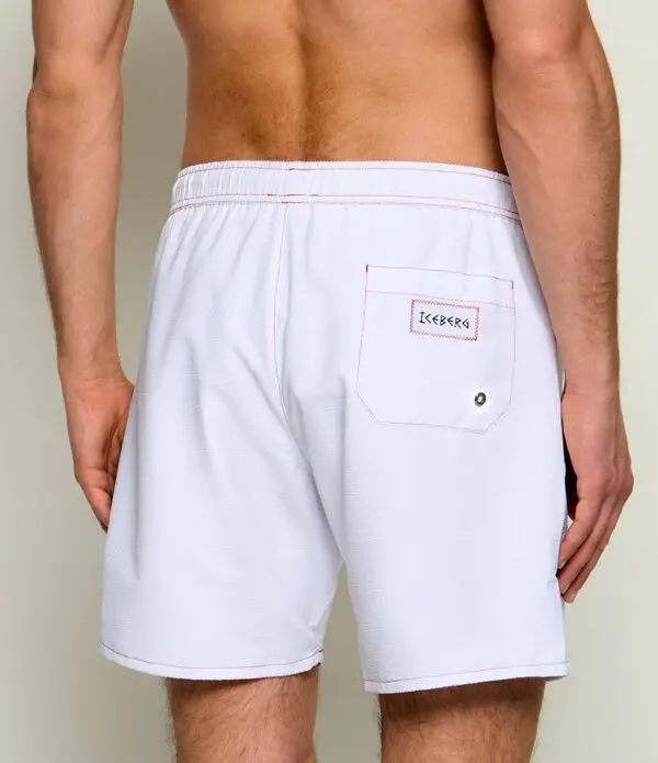 Iceberg Elastic Waist Swim Trunks