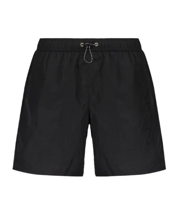 Iceberg Elastic Waist Swim Trunks - Black