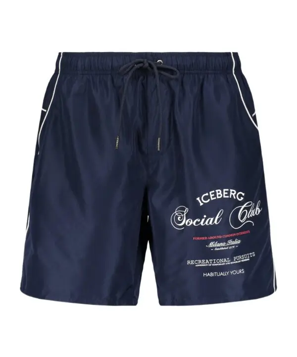 Iceberg Elastic Waist Swim Trunks